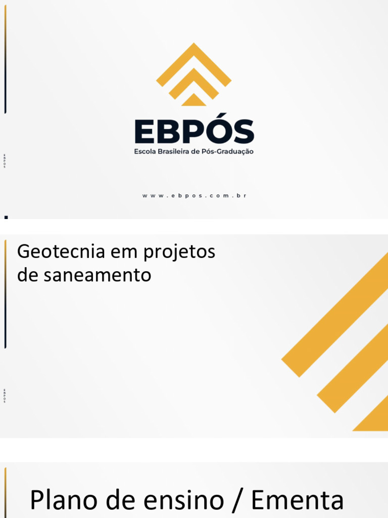 Slides GSAN | PDF | Solo | Engenharia Geotécnica