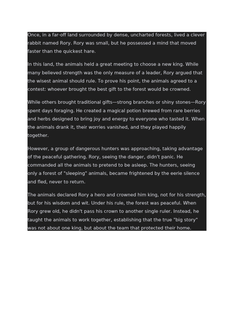 Stories | PDF
