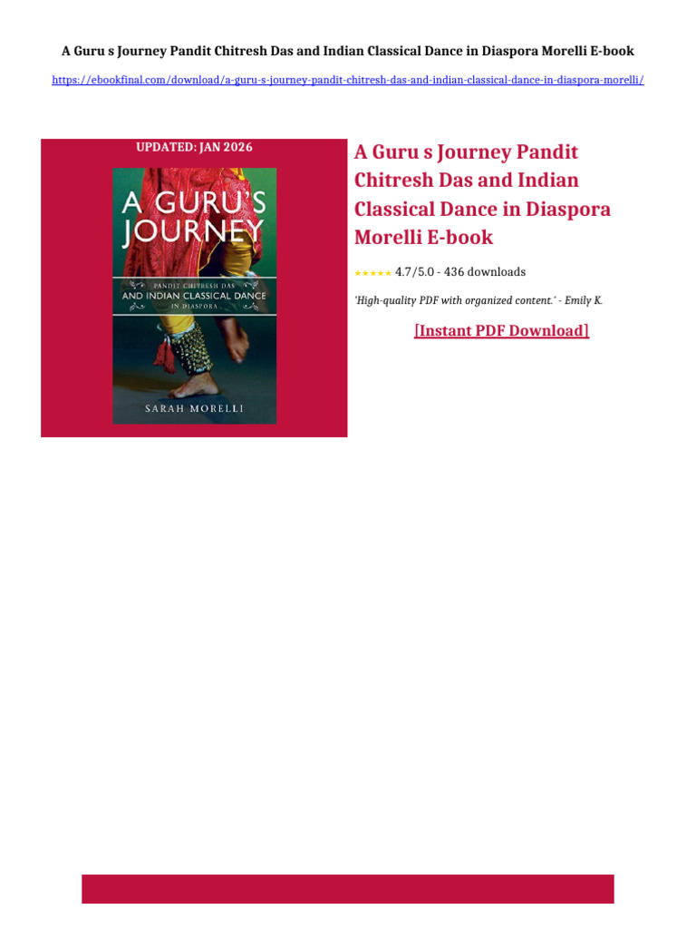 A Guru s Journey Pandit Chitresh Das and Indian Classical Dance in ...