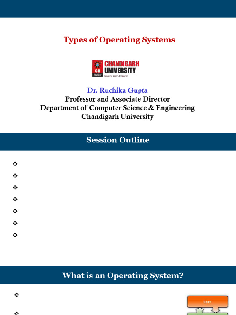 L2 - Types of OS | PDF | Operating System | Computer Cluster