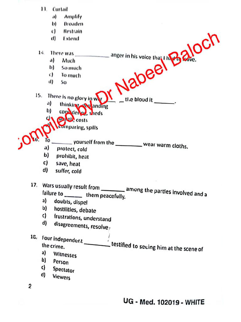 HEC Past Papers | PDF