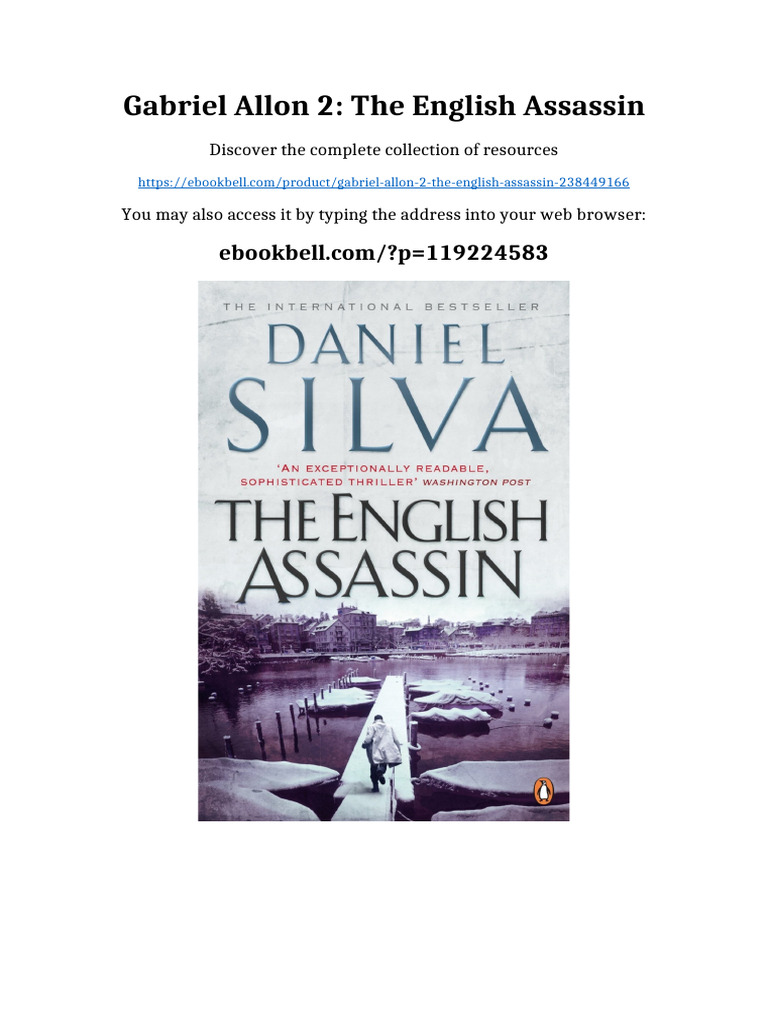 Gabriel Allon 2: The English Assassin Digital Version 2025 | PDF ...
