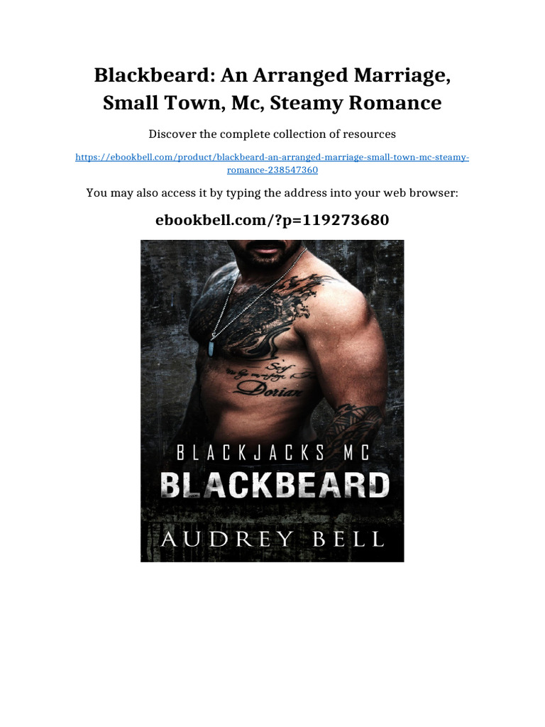 Blackbeard: An Arranged Marriage, Small Town, MC, Steamy Romance Online ...