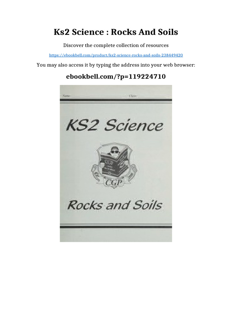 KS2 science : rocks and soils full | PDF | Property