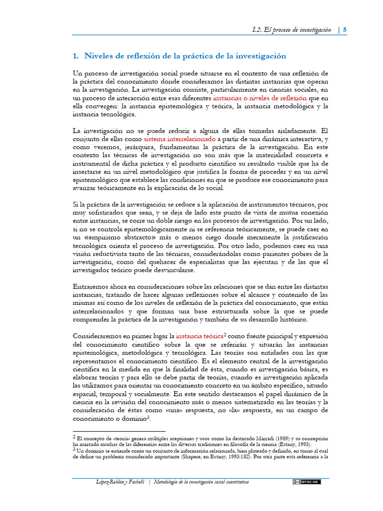 inv1 | PDF | Conocimiento | Teoría