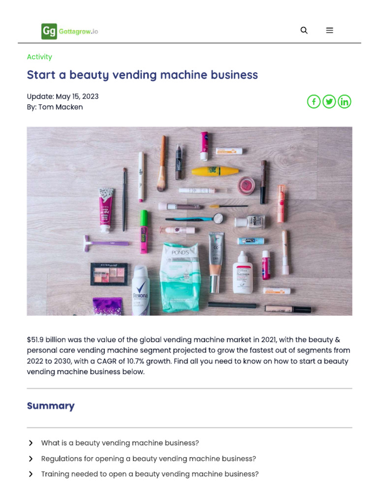 Vending Machine Plan | PDF