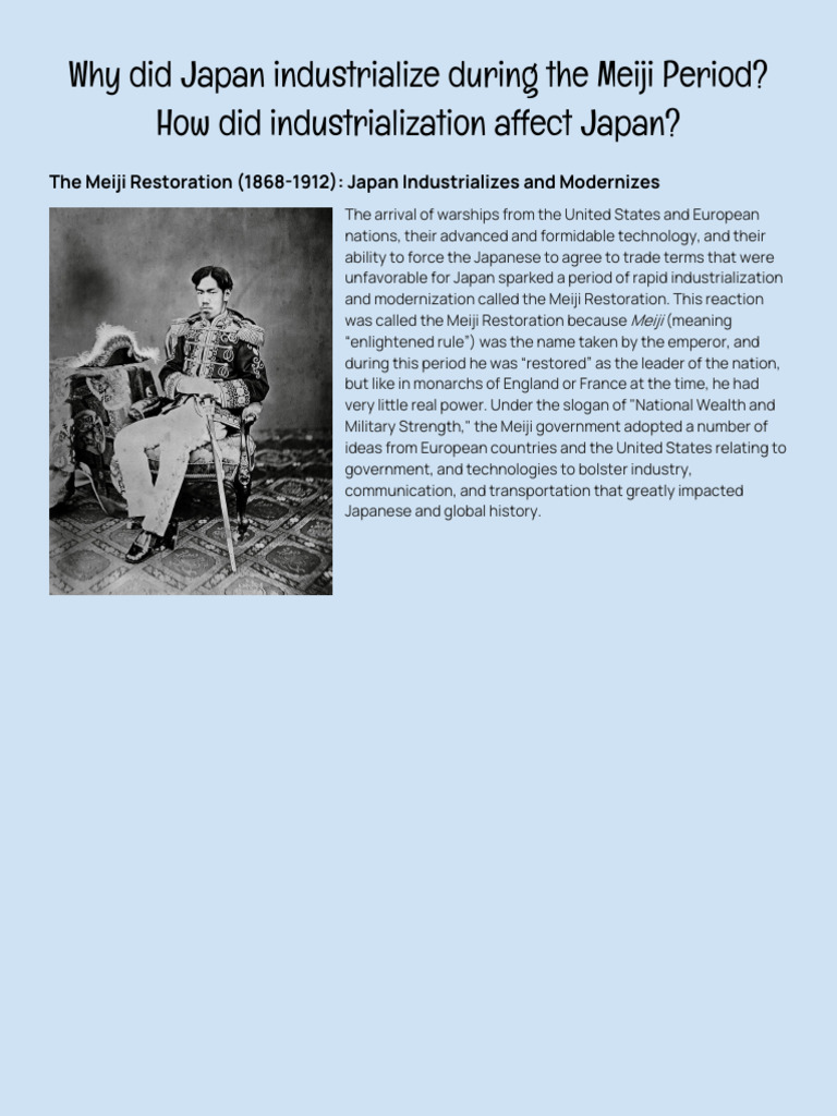 _Why Did Japan Industrialize During the Meiji Period_ How Did ...