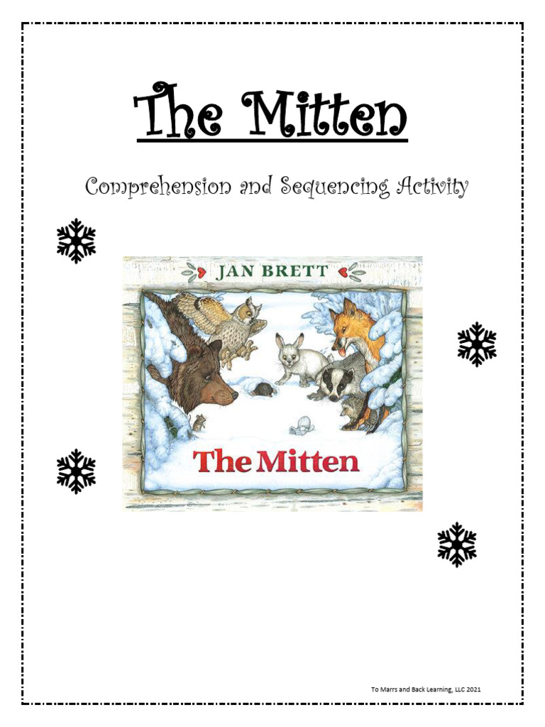 The Mitten: Comprehension and Sequencing Activity | PDF