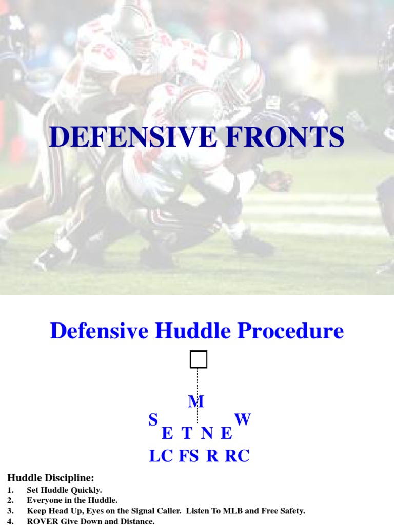 Defensive Fronts and Alignments Guide | PDF