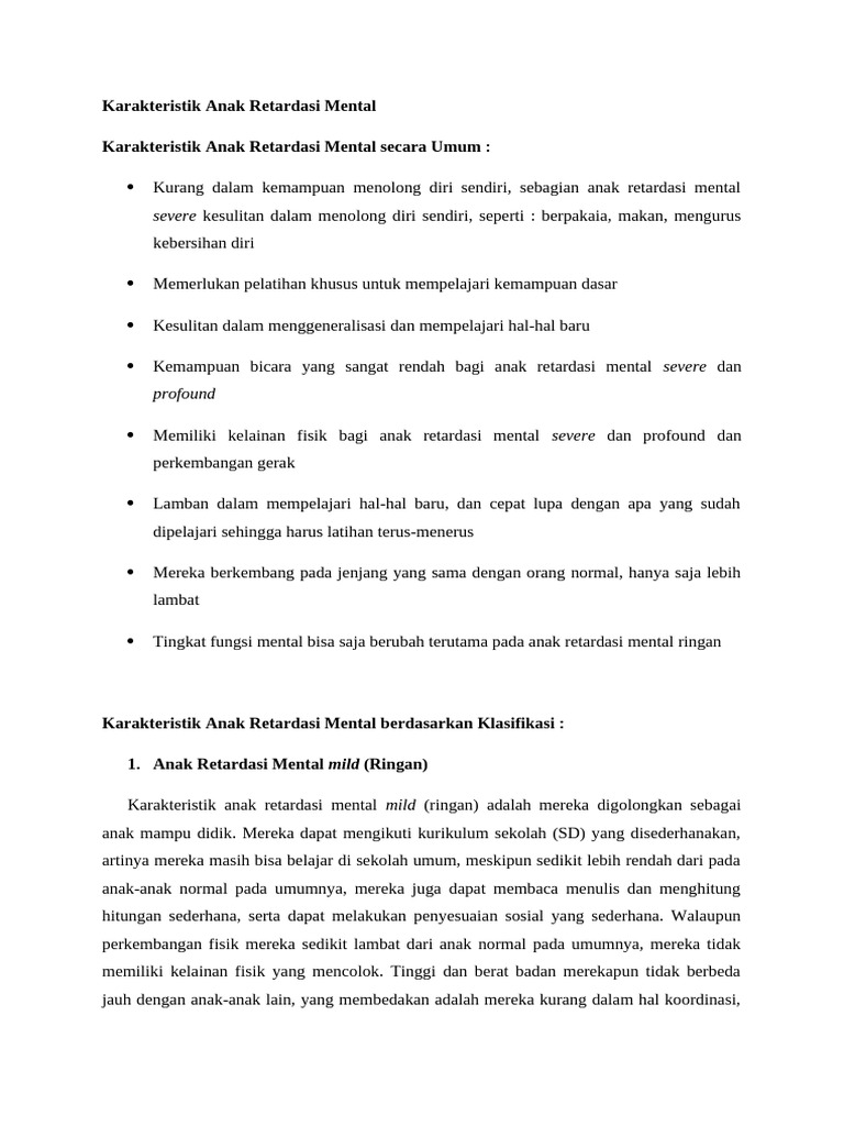 PABK, Karakteristik MR | PDF