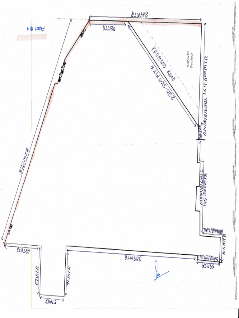 Boundary Wall Drawing (1) | PDF