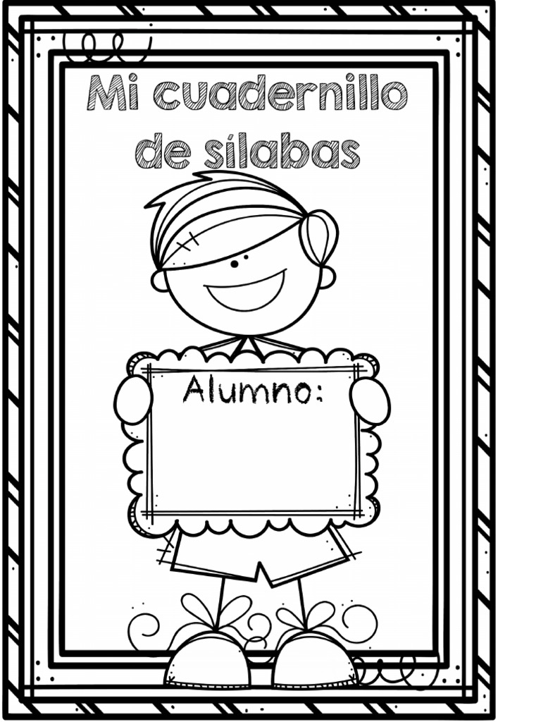 Mi Cuadernillo para Trabajar Las Silabas | PDF