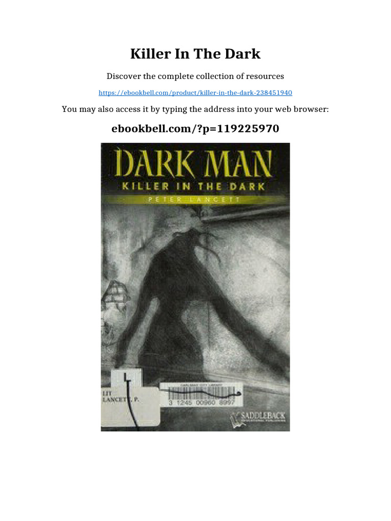 Killer in The Dark Available Full Chapters | PDF | Navigation