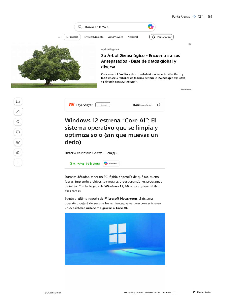Windows 12 Estrena Core AI El Sistema Operativo Que Se Limpia y ...