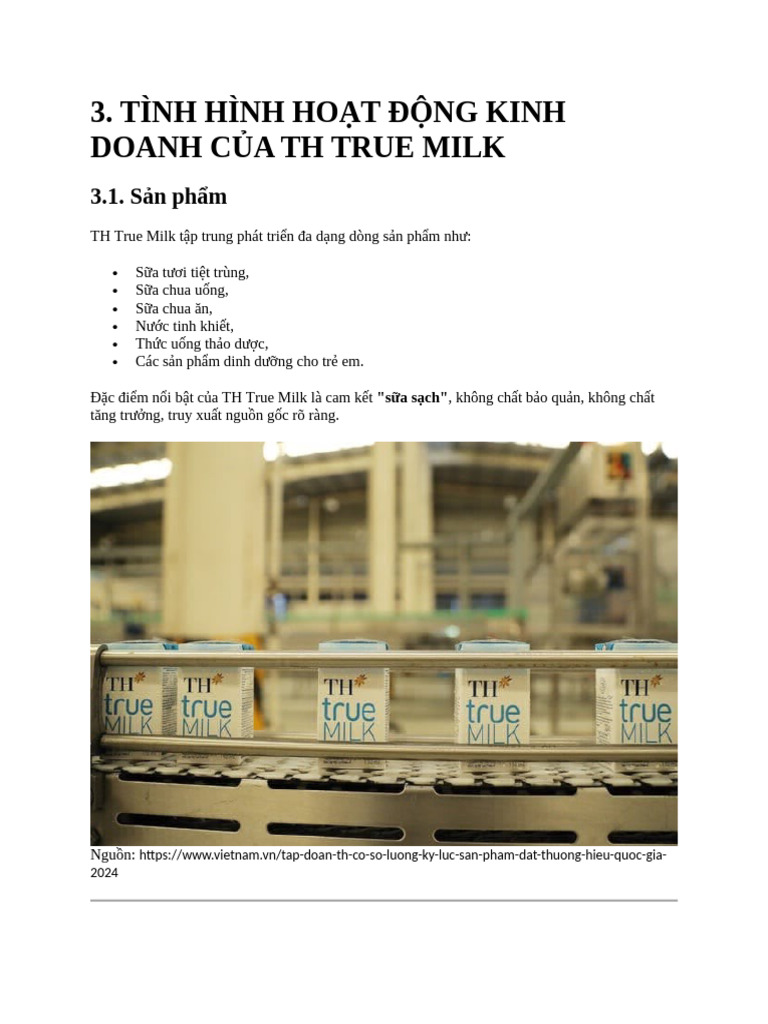 TH True Milk | PDF