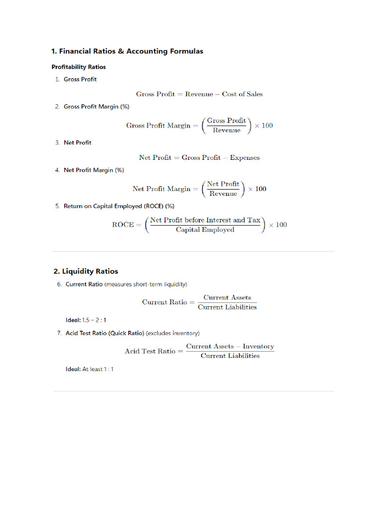 Bs Formula | PDF