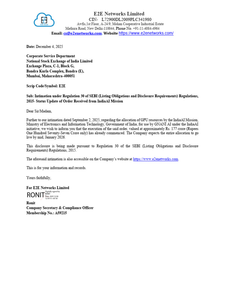 E2E_04122025130701_UpdateIndiaAI4122025 | PDF