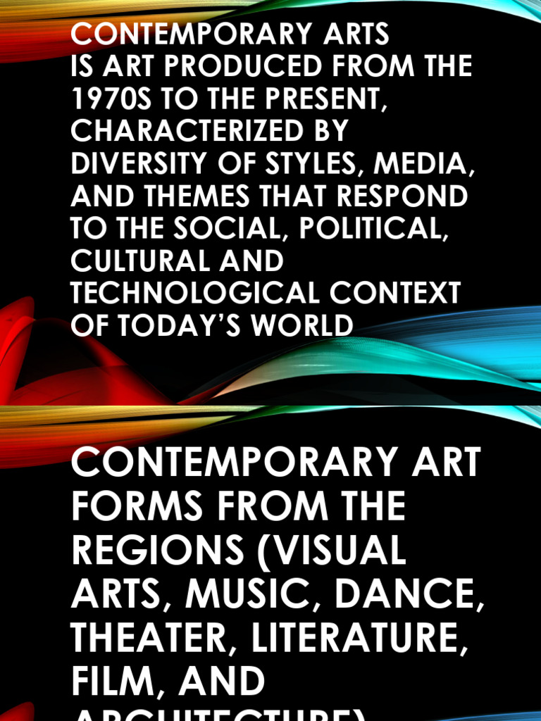 PDF Contemporary Art Regions STUDENTS COPY | PDF | Tourism | Philippines