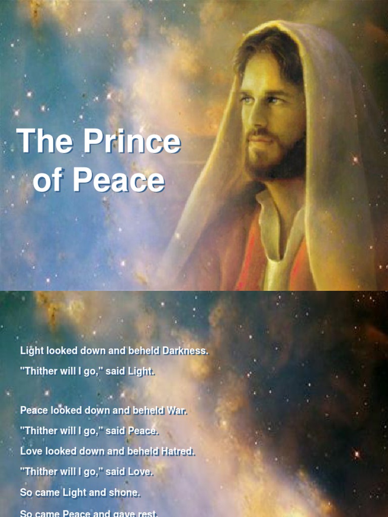The Prince of Peace | PDF | Jesus | Religious Behaviour And Experience