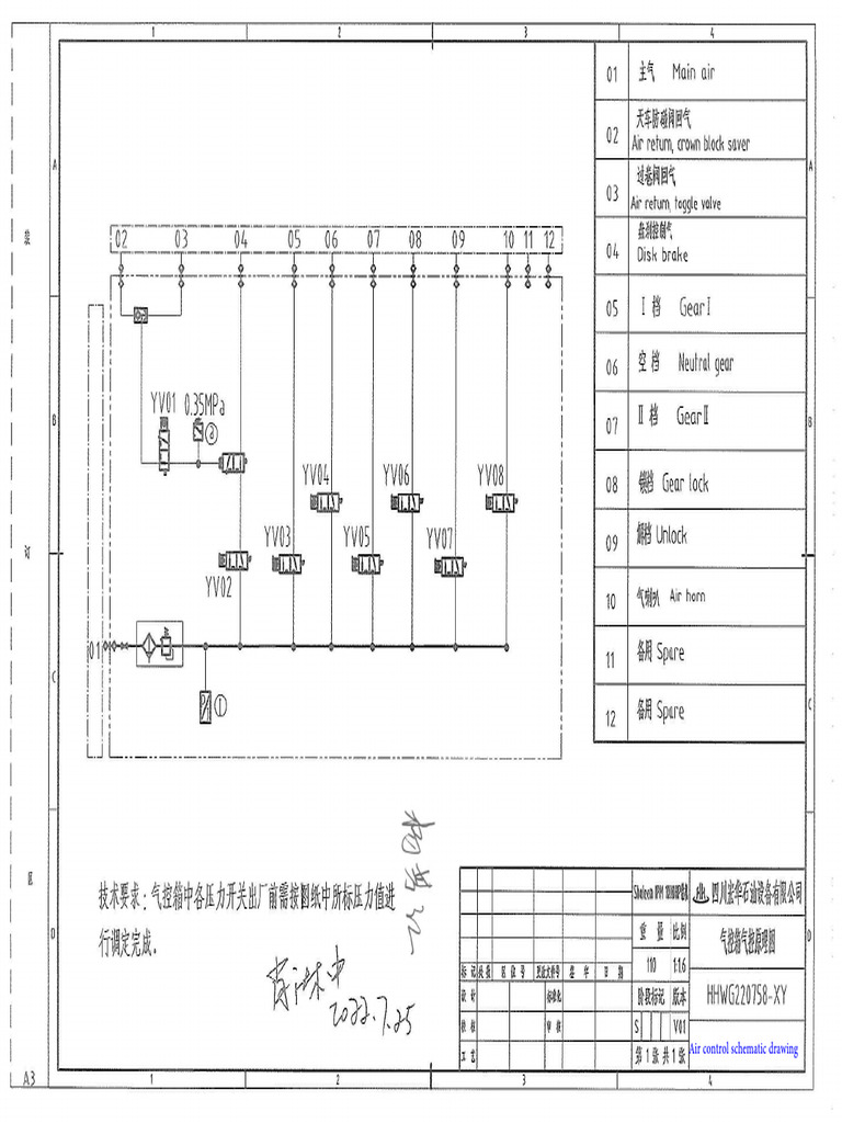 HHWG220758-XY Shaleem IPM Air Control Box Drawing | PDF