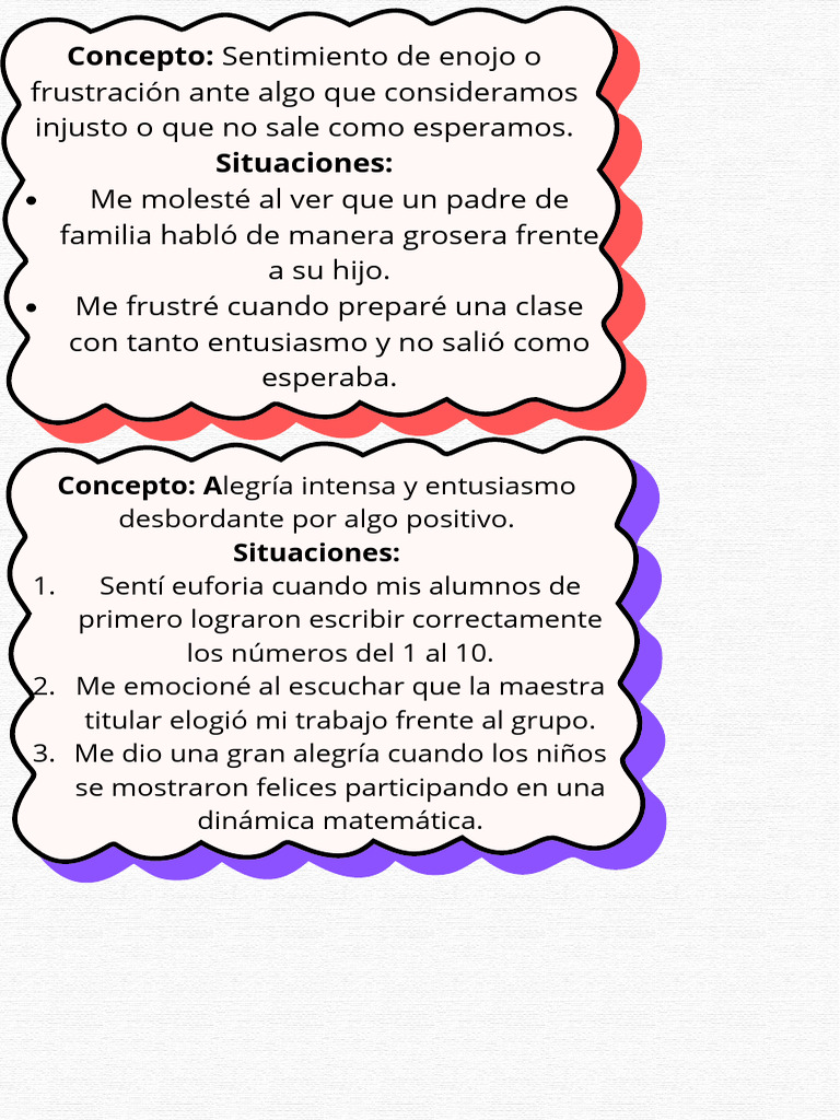 concepto emociones | PDF | Conceptos psicologicos | Cognición