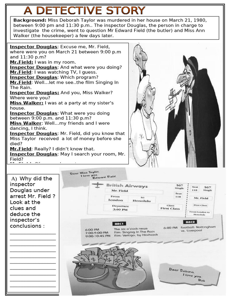 detectivestory-pastsimpleandcontinuous2-220206114640 | PDF