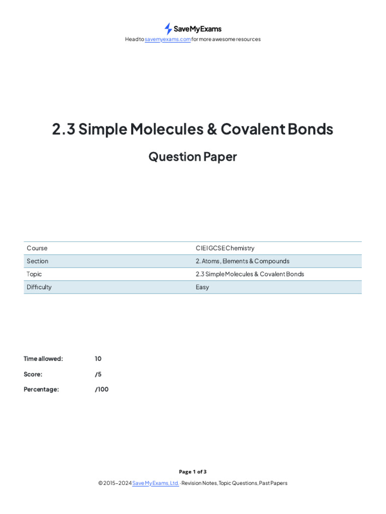 e p2... | PDF | Chemical Bond | Covalent Bond