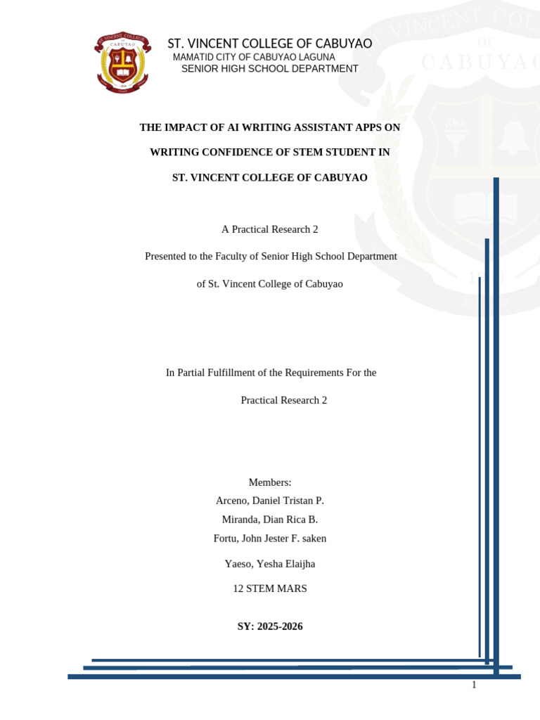Writing Confidence of Stem Student | PDF | Self Efficacy | Learning