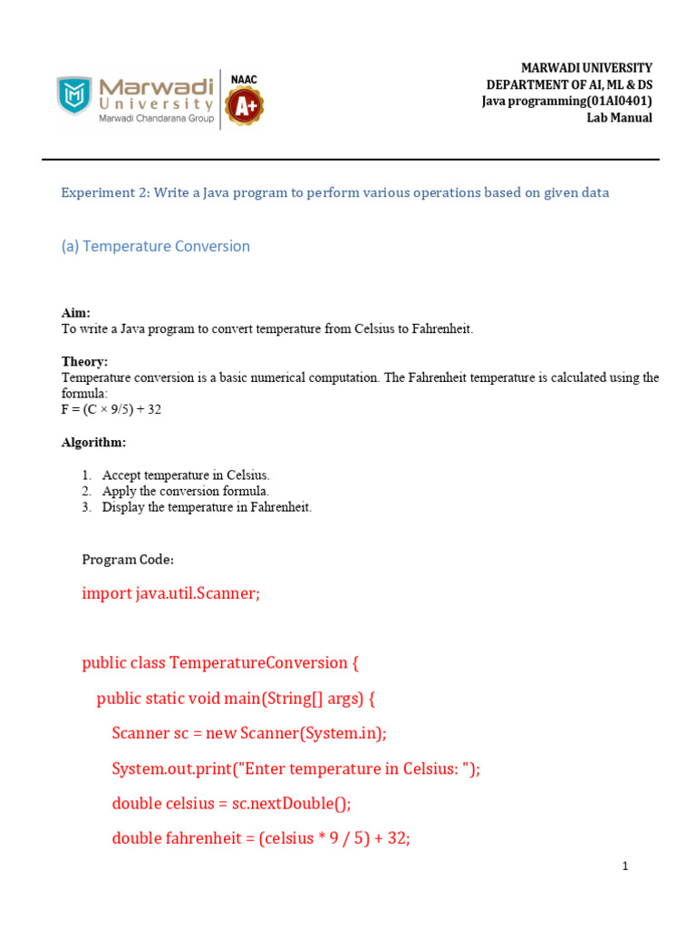 JPLabManual2pdf 2026 01 16 12 30 04 | PDF | Fahrenheit | Applied ...