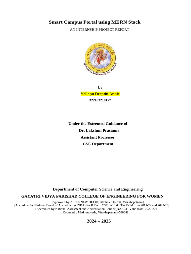 Internship Project Report | PDF | Password | Databases