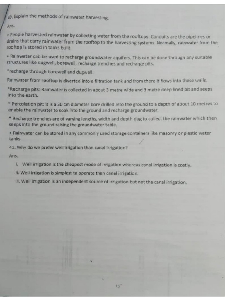 Water Notes | PDF