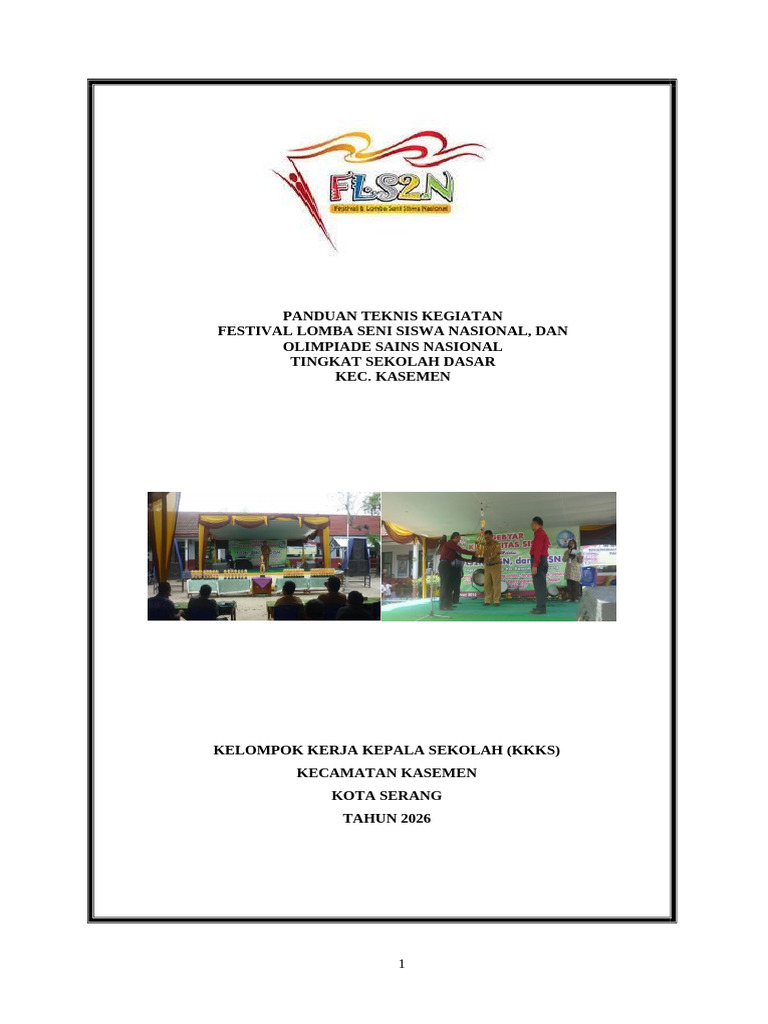 Juknis Fls2n 2026-1 | PDF