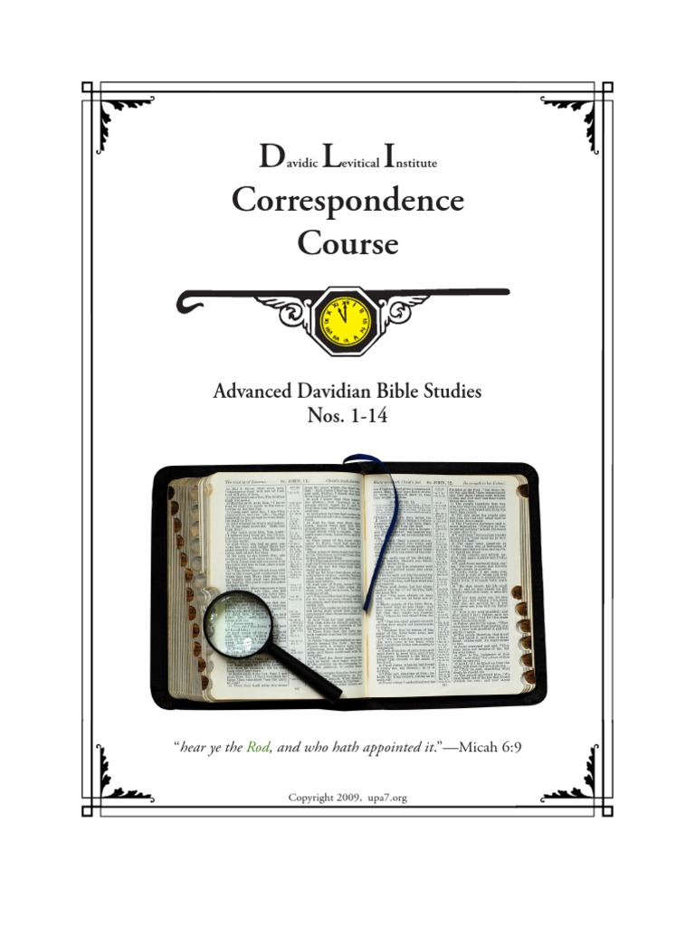 Advanced Davidian Bible Studies 1-14 | PDF