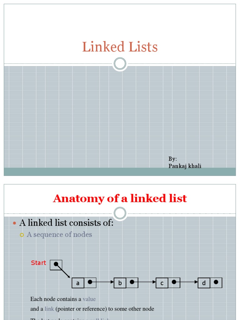 Linked List | PDF | Data | Applied Mathematics