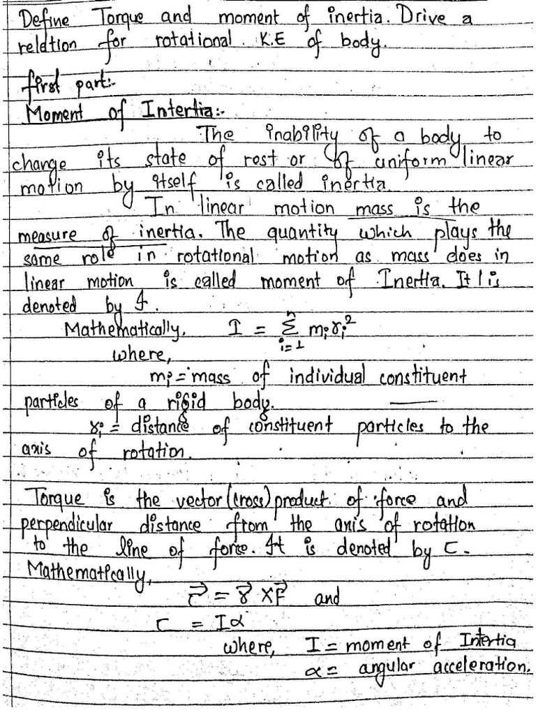 Physics Chapter 1 Notes | PDF