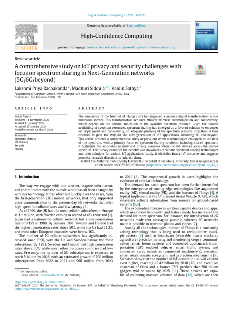 A Comprehensive Study on IoT Privacy and Security Challenges | PDF ...