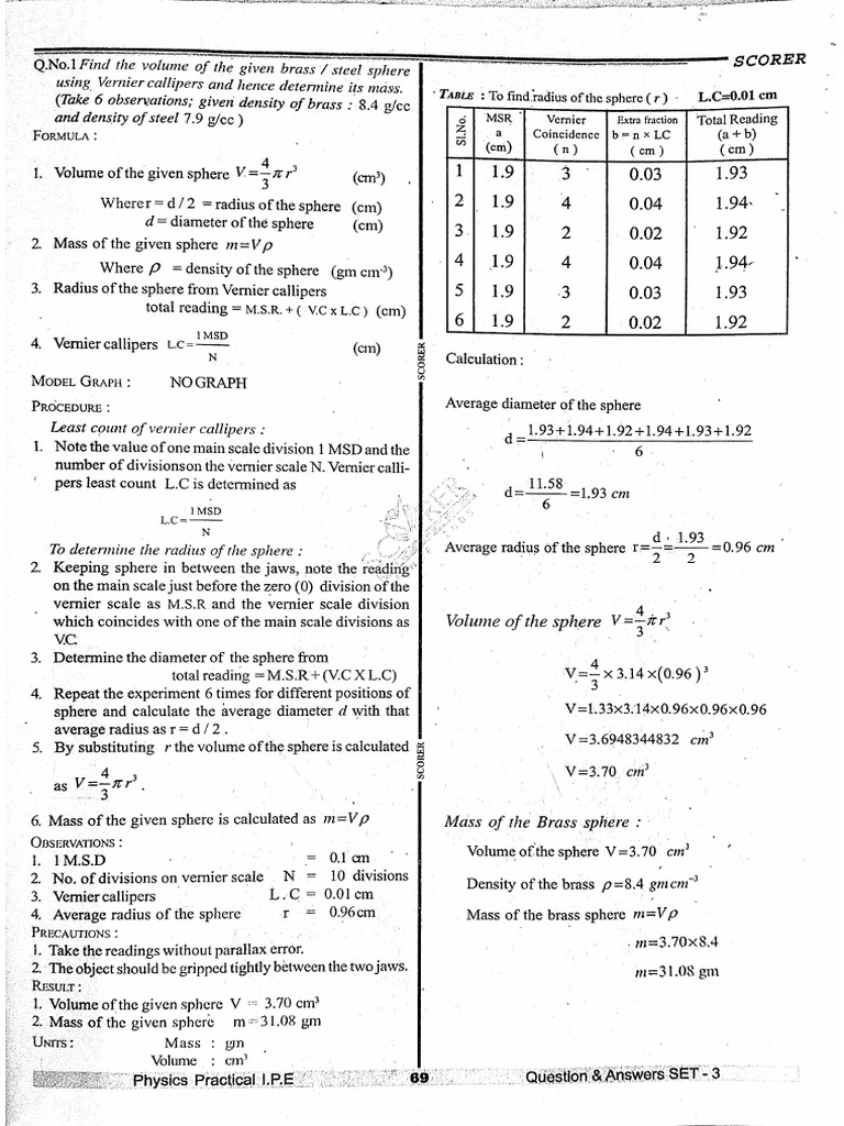 Physics Lab Readings | PDF