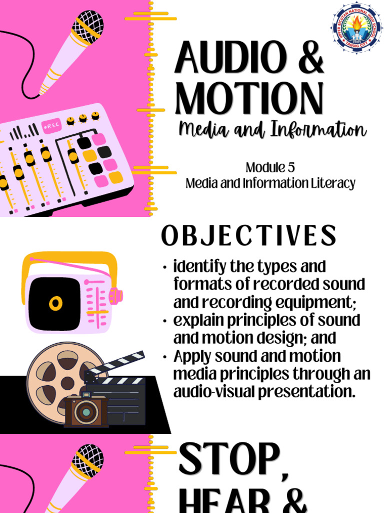 q2_m5_audio and Motion Media and Information | PDF | Data Compression | Mp3