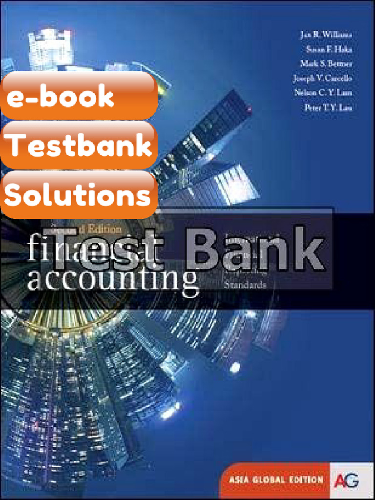 Financial Accounting Asia Global 2nd Edition Williams eBook & Testbank ...
