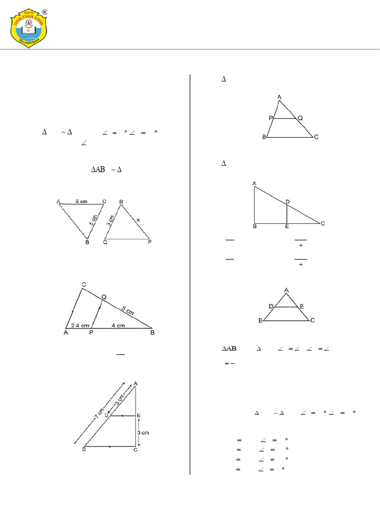 Triangles | PDF | Rectangle | Triangle