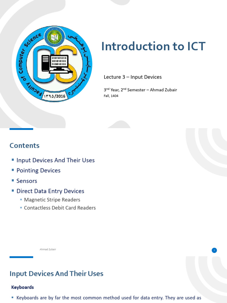 3. Chap-2 Input Devices | PDF | Computer Keyboard | Computer Science