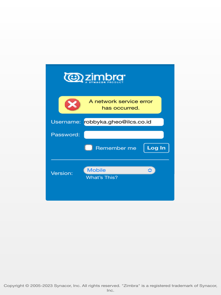 Zimbra Web Client Sign In | PDF