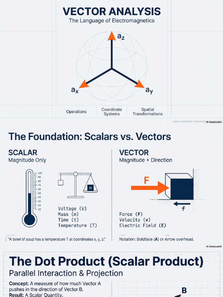 Scalar and Vector Calculus | PDF
