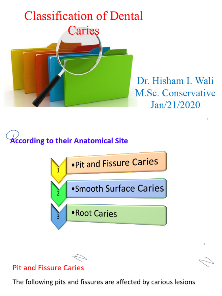 9 Classification of Dental Caries | PDF | Dental Anatomy | Mouth