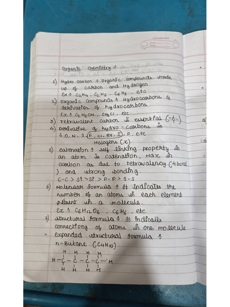 General Organic Chemistry Notes | PDF