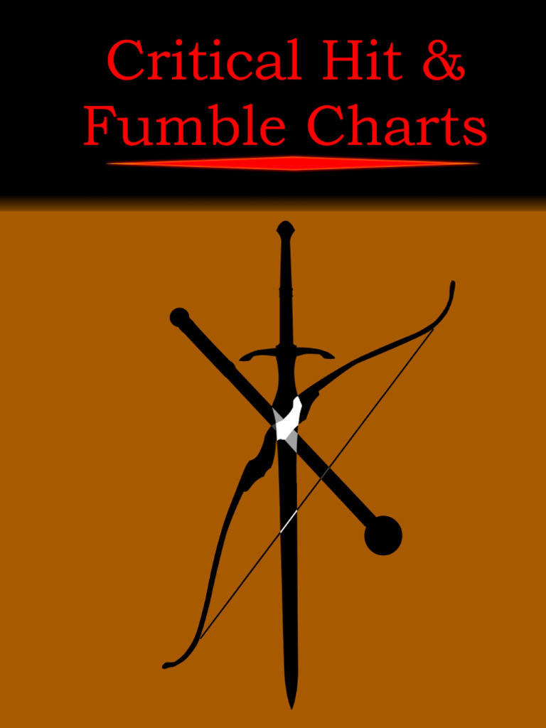 Critical Hit and Fumble Charts | PDF | Tabletop Games | D20 System