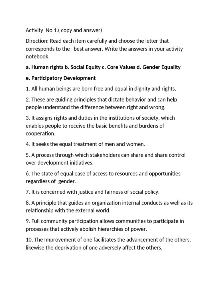 Activity 1 | PDF