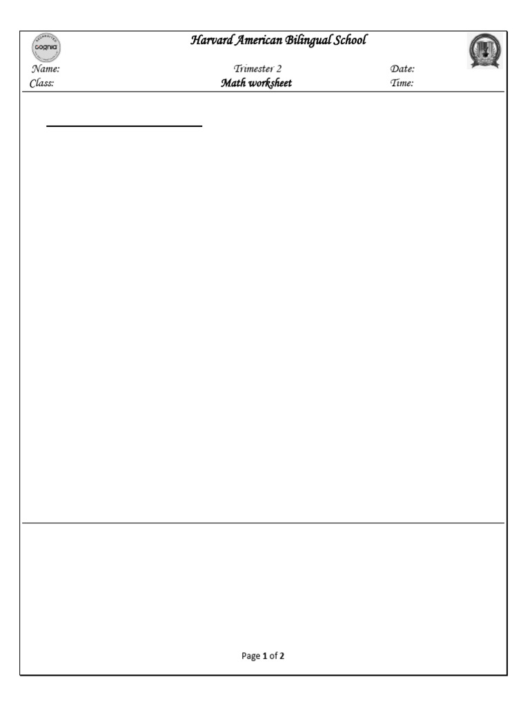 Math-G2 Quiz Revision | PDF