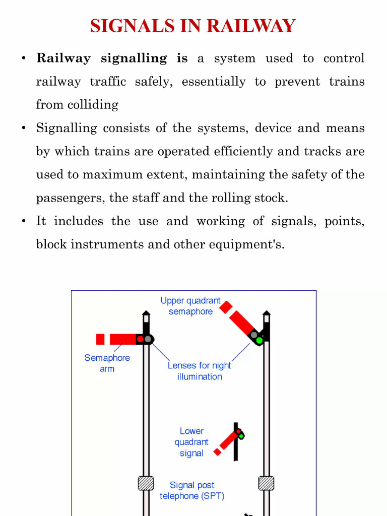 Signaling of Railway | PDF