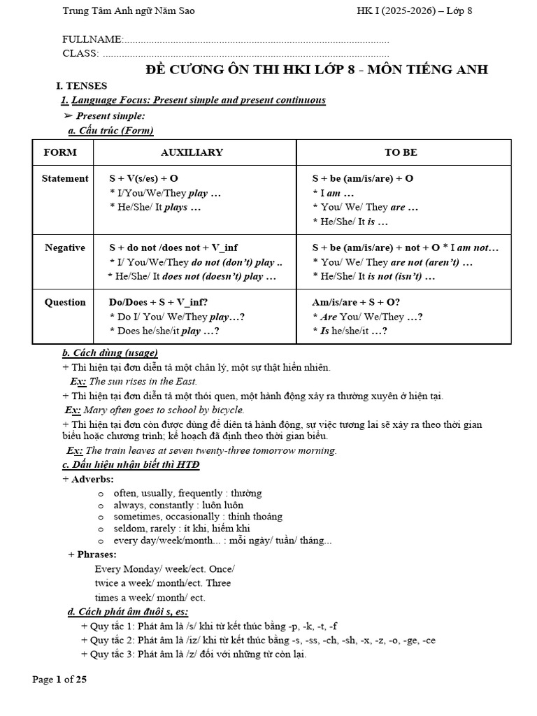 Dcot HK1 Lop 8 | PDF